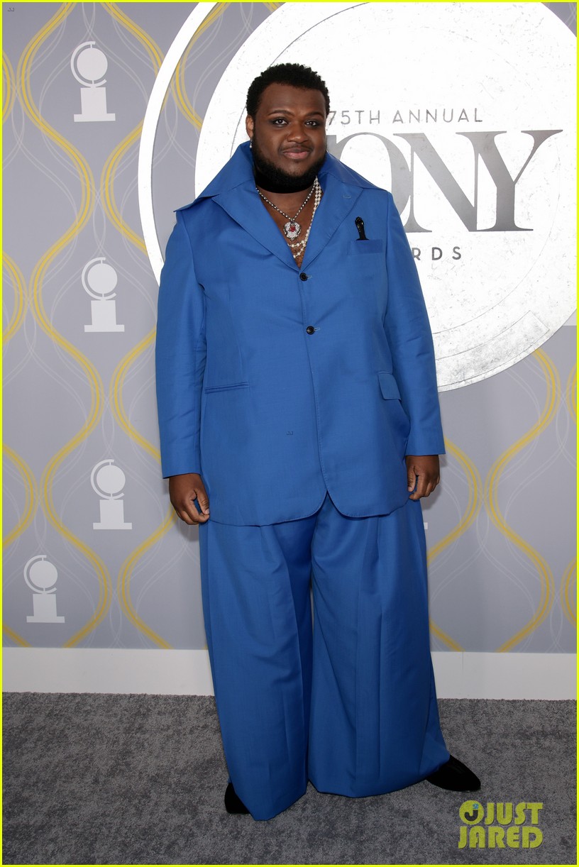 A Strange Loop's Jaquel Spivey & Writer Michael R. Jackson Walk Carpet ...