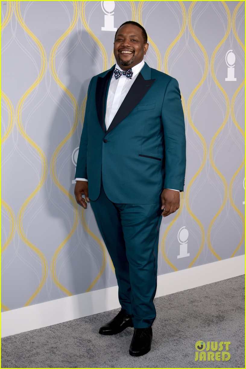 A Strange Loop's Jaquel Spivey & Writer Michael R. Jackson Walk Carpet ...