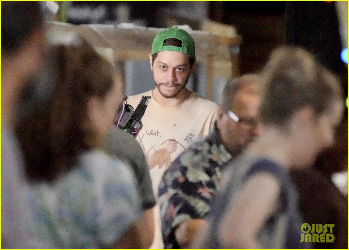Pete Davidson Spends the Day Filming His New Movie 'Wizards!' in ...