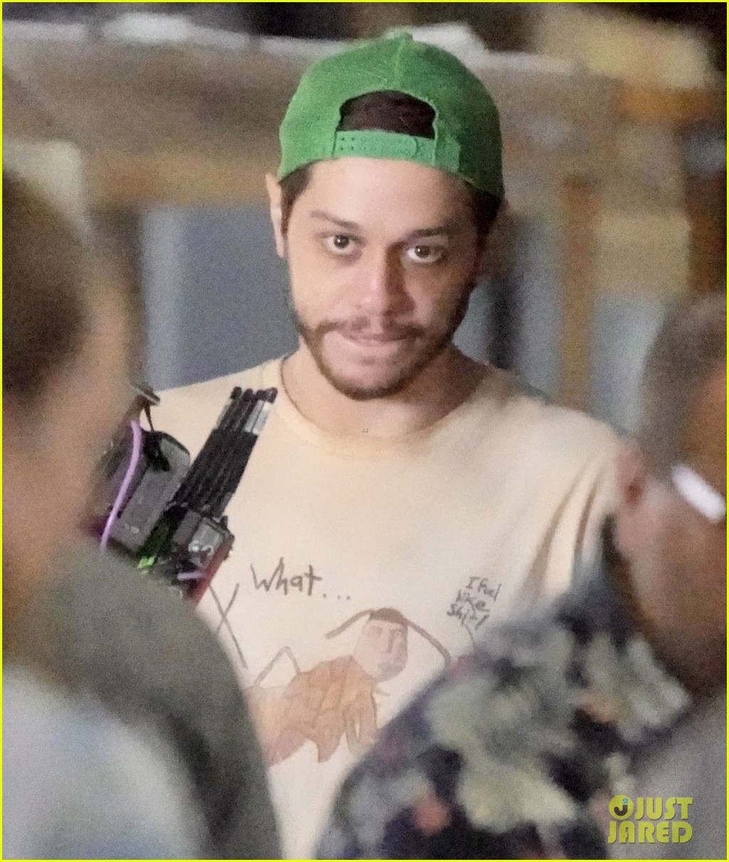 Pete Davidson Spends the Day Filming His New Movie 'Wizards!' in ...