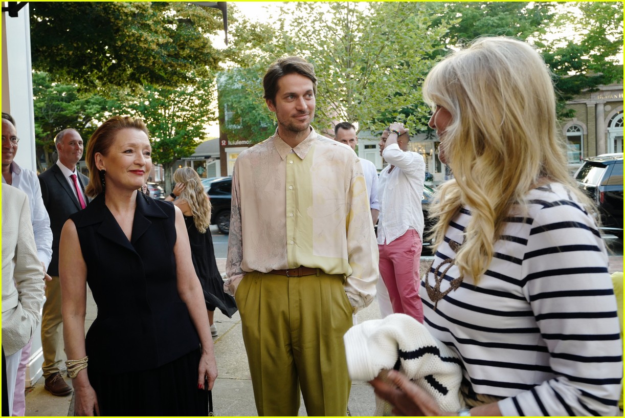 Lucas Bravo Joins Lesley Manville for Hamptons Screening of 'Mrs ...
