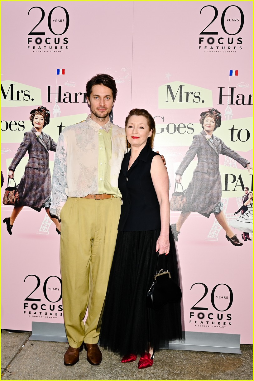 Lucas Bravo Joins Lesley Manville for Hamptons Screening of 'Mrs ...