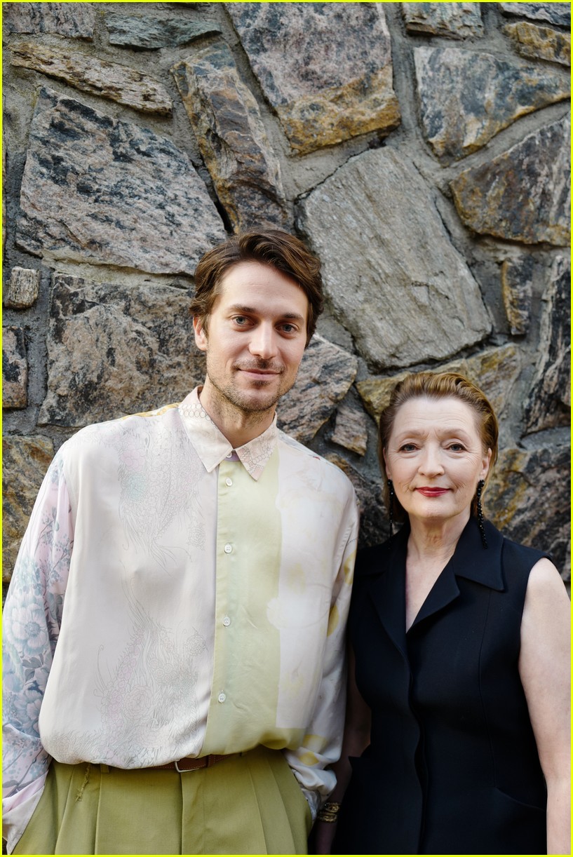 Lucas Bravo Joins Lesley Manville for Hamptons Screening of 'Mrs ...