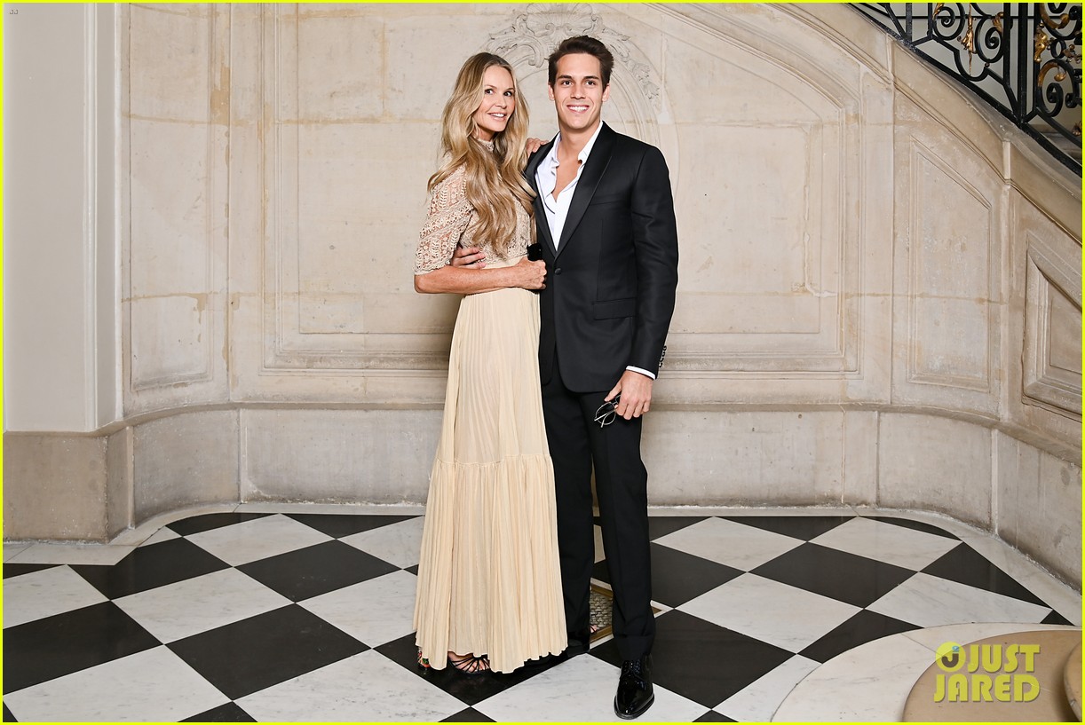 Elle Macpherson Brings Son Flynn Busson, 24, to Dior Fashion Show in ...