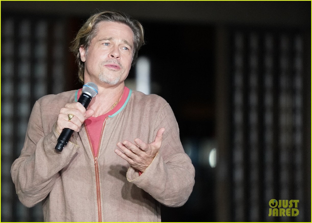 Brad Pitt & Aaron Taylor-Johnson Bring 'Bullet Train' To Tokyo: Photo ...