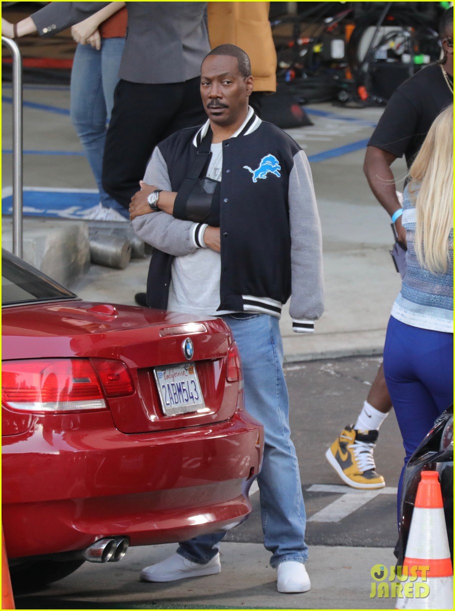 Eddie Murphy & Taylour Paige Get to Work on the Set of 'Beverly Hills ...