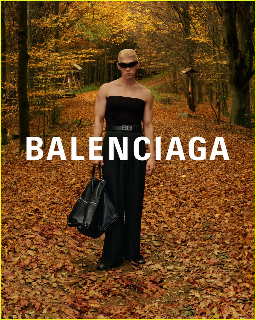 Kim Kardashian Strikes a Pose in Balenciaga Winter 2022 Campaign: Photo ...