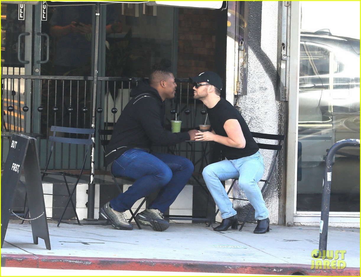 NFL Player R.K. Russell Flaunts Cute PDA with Boyfriend Corey O'Brien ...