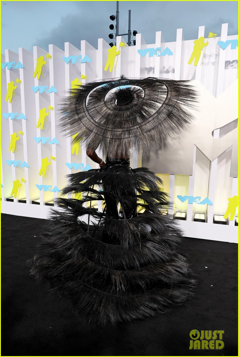 Lil Nas X Goes Shirtless While Wearing Over the Top Headpiece ...