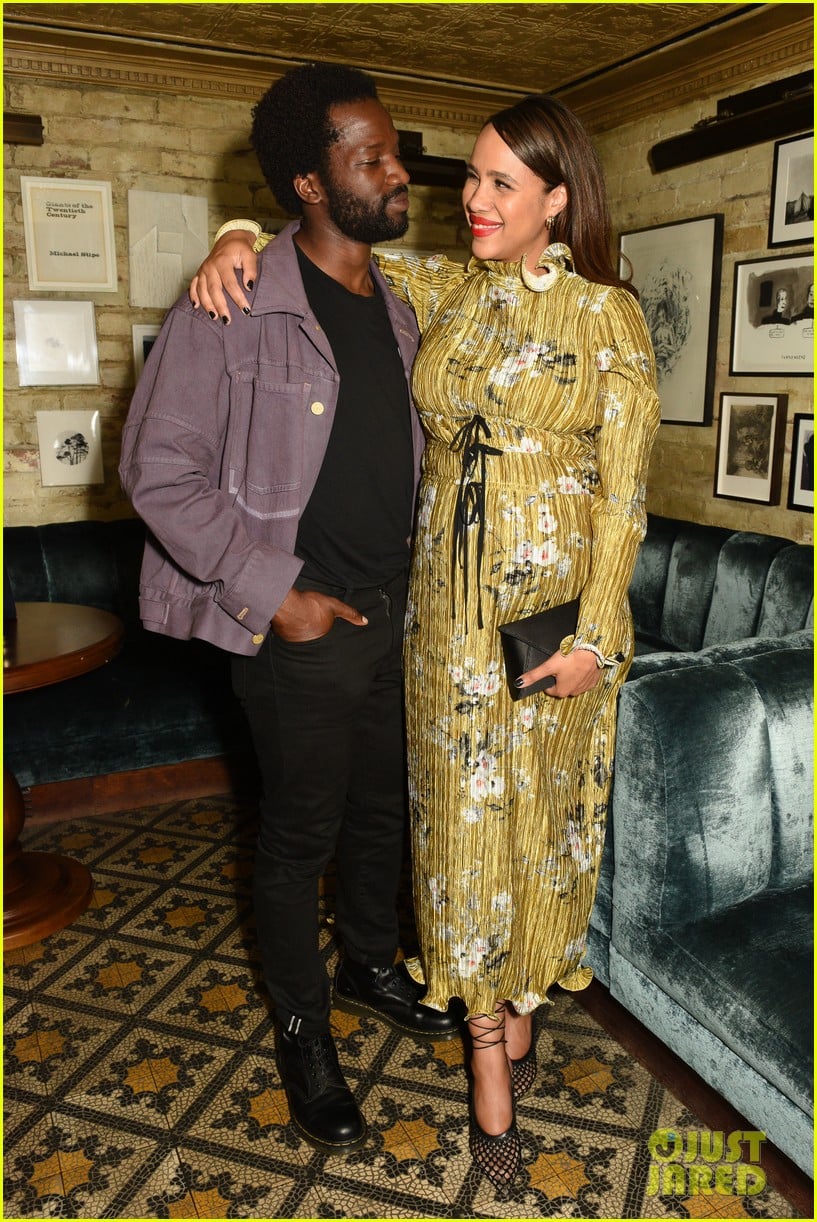 Pregnant Zawe Ashton Covers Her Baby Bump in Gorgeous Yellow Dress at ...