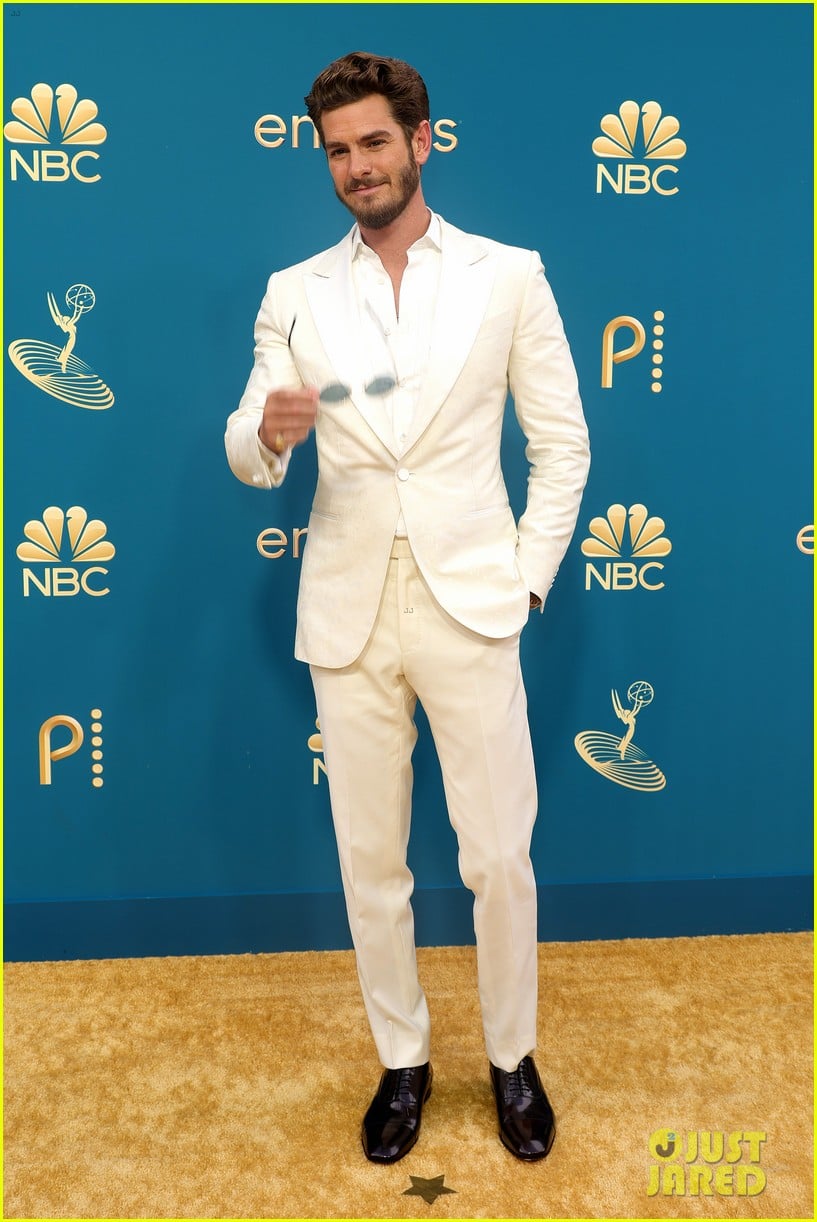 Andrew Garfield Plays It Cool in Sunglasses at the Emmy Awards 2022 ...