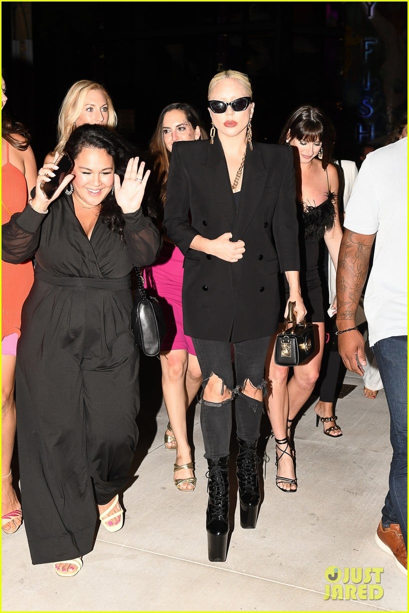 Lady Gaga Brings Out Her Stiletto Platform Heels For Dinner With ...