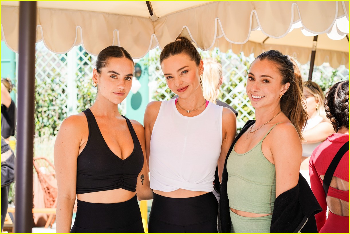 Miranda Kerr Hosts Workout Class With Her Famous Friends to Celebrate ...