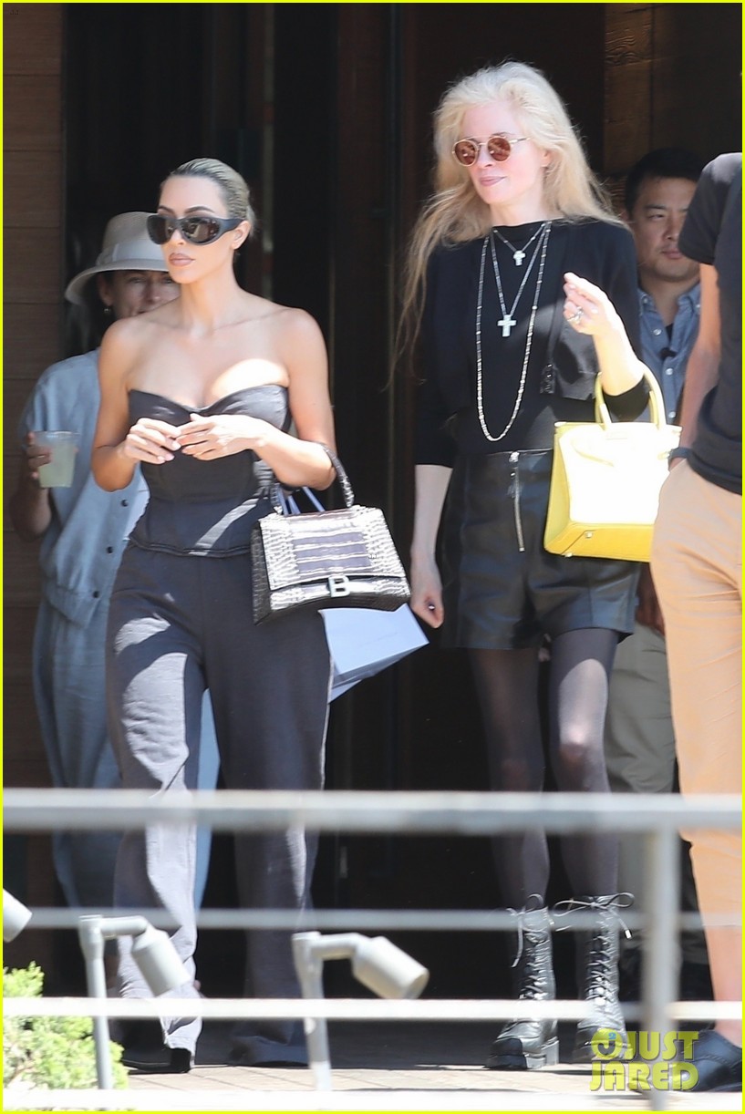 Kim Kardashian Grabs Lunch with Philanthropist Laura Arrillaga ...