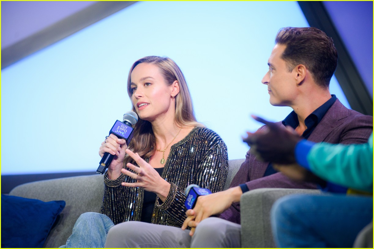 Brie Larson & Boyfriend Elijah Allan-Blitz Promote New Project at D23 ...