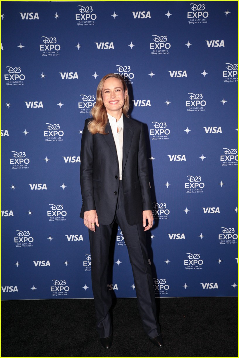 Brie Larson & Boyfriend Elijah Allan-Blitz Promote New Project at D23 ...