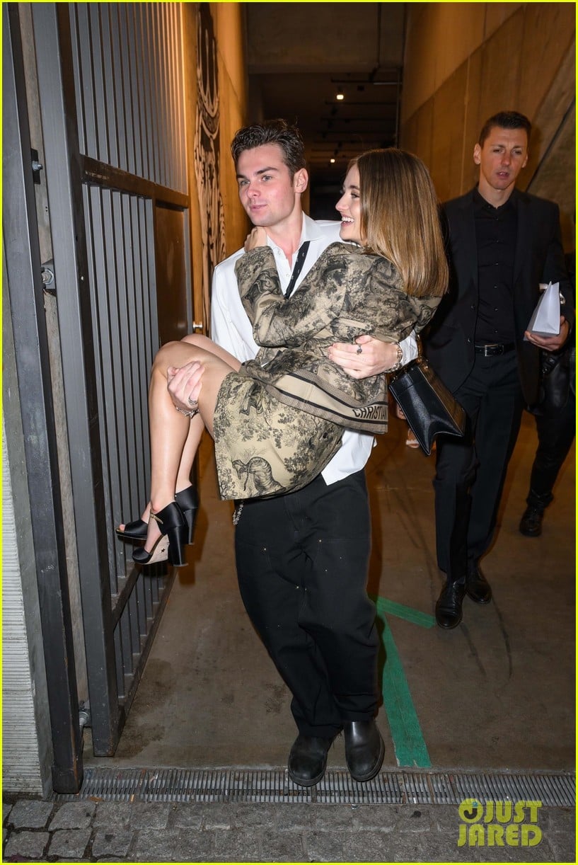 Leni Klum Gets Carried Away By Boyfriend Aris Rachevsky After Dior ...
