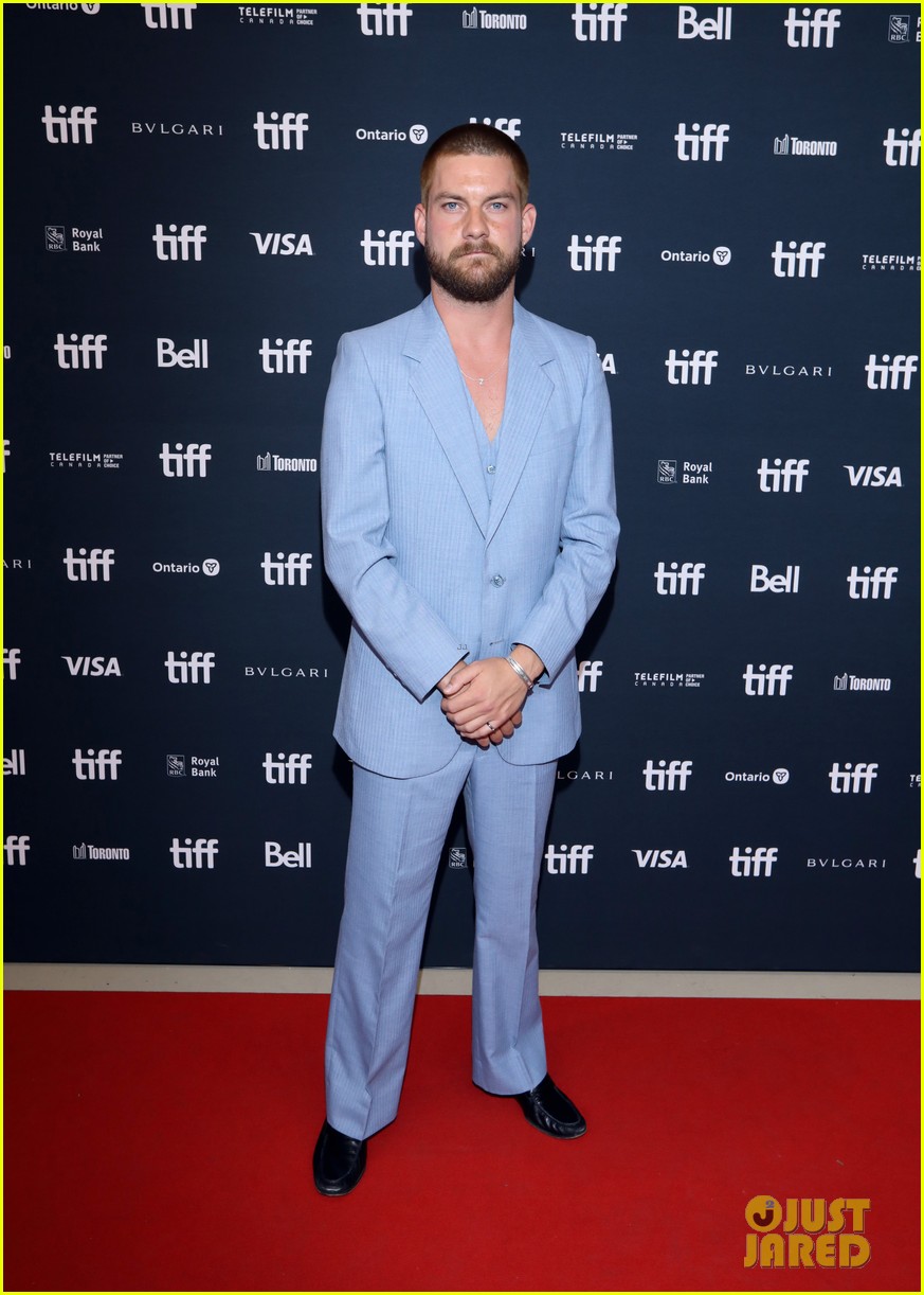 Lukas Gage Dons Bold Blue at TIFF's 'How to Blow Up a Pipeline ...