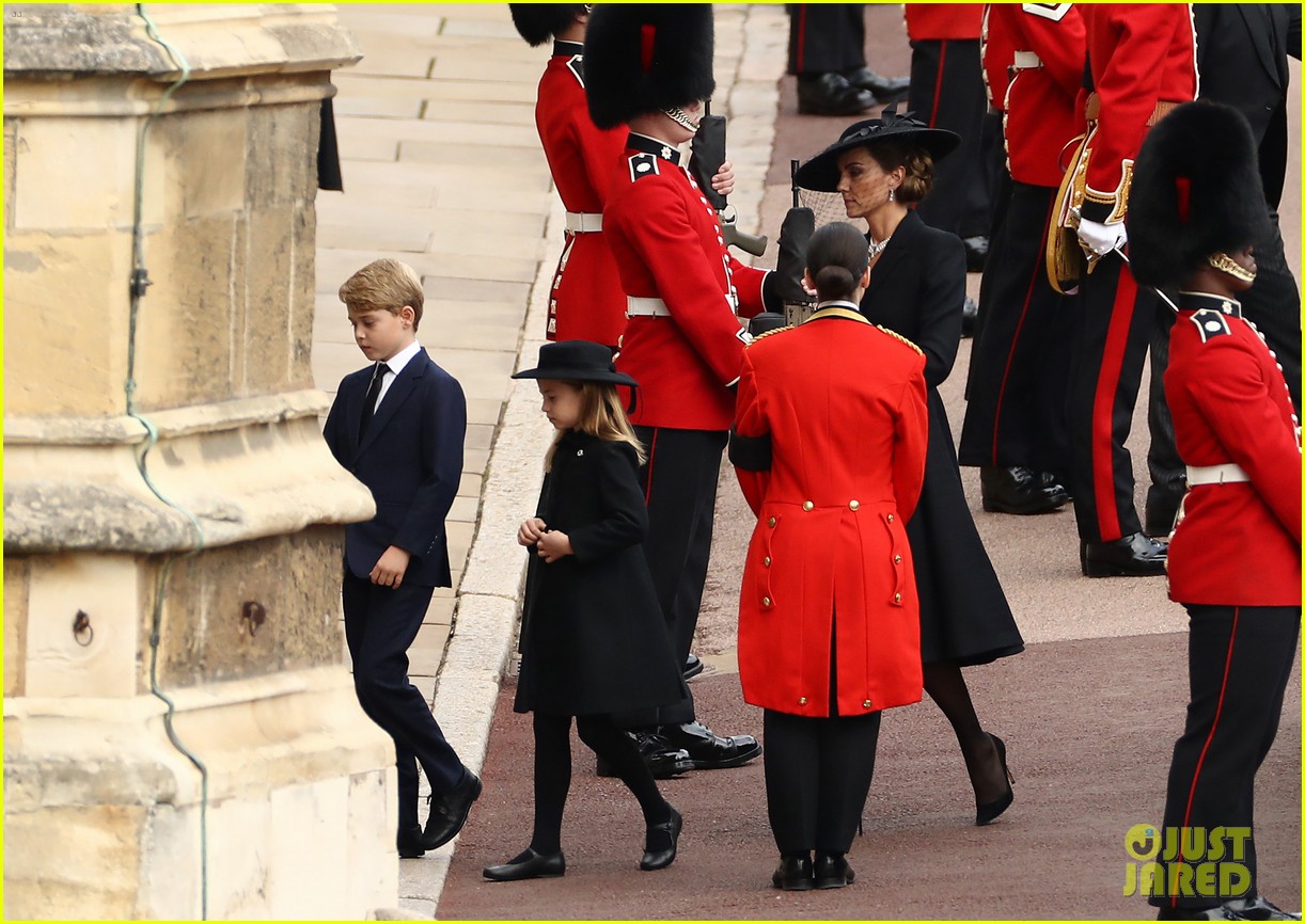King Charles III Leads Royal Family To Committal Service For Queen ...