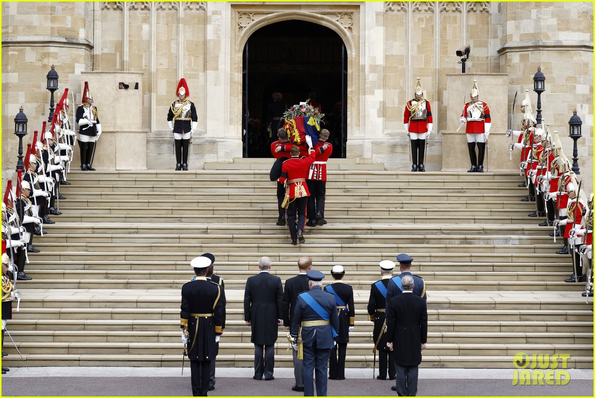King Charles III Leads Royal Family To Committal Service For Queen ...