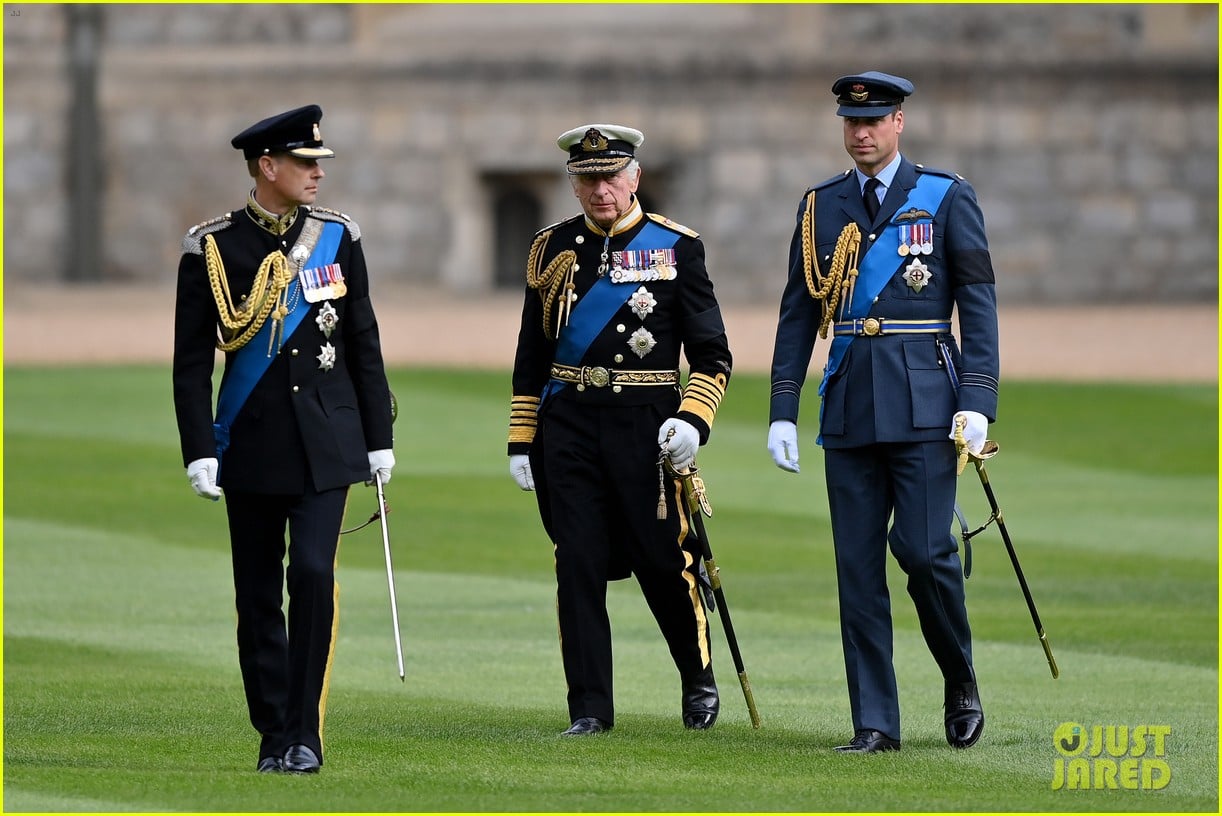 King Charles III Leads Royal Family To Committal Service For Queen ...