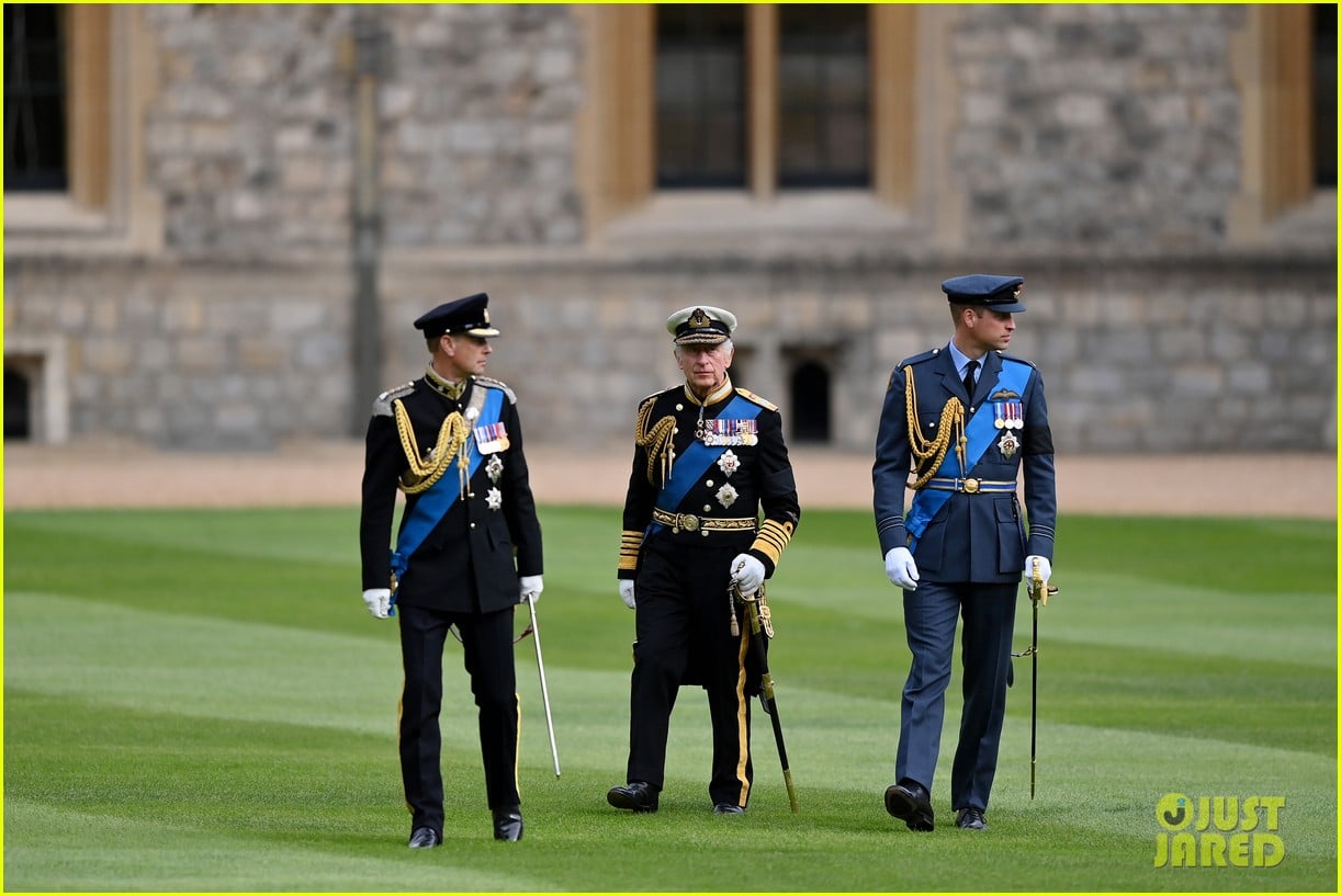 King Charles III Leads Royal Family To Committal Service For Queen ...