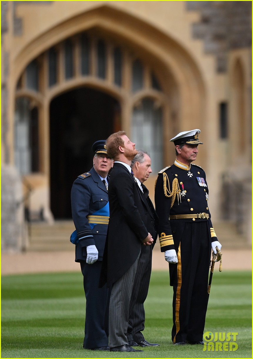 King Charles III Leads Royal Family To Committal Service For Queen ...