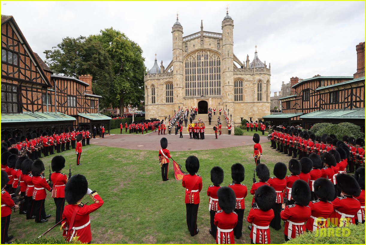 King Charles III Leads Royal Family To Committal Service For Queen ...