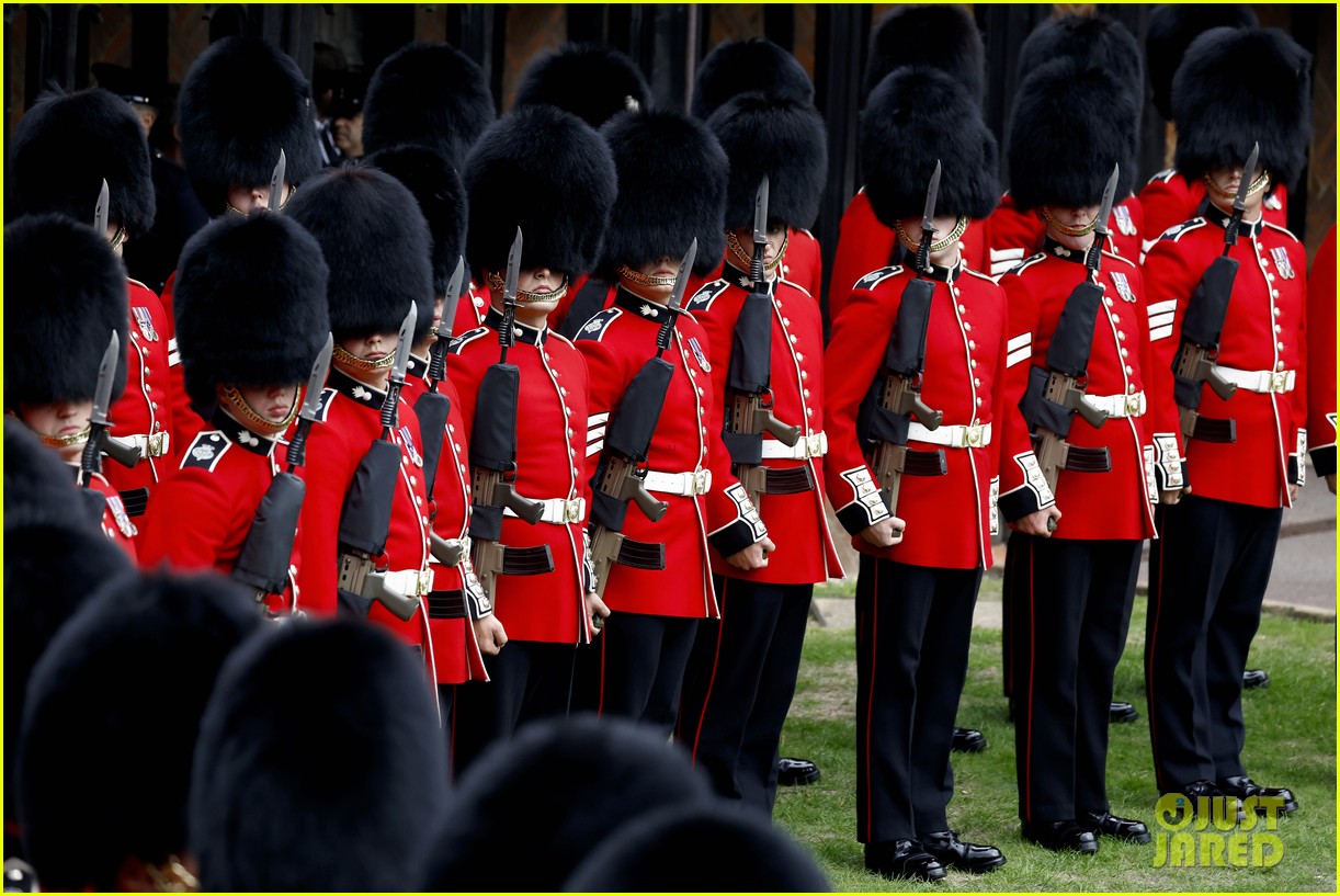 King Charles III Leads Royal Family To Committal Service For Queen ...