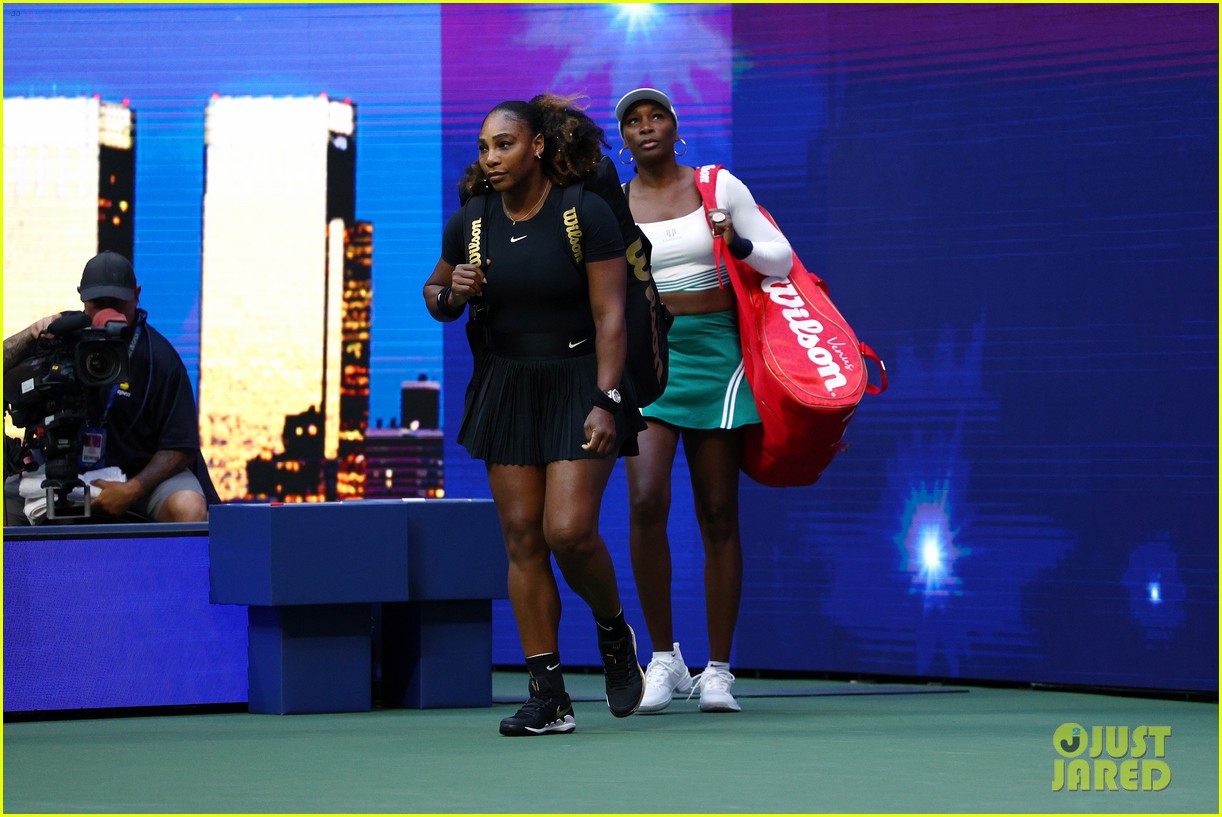 Serena & Venus Williams Lose in First Round of Doubles at U.S. Open, Likely Serena's Final ...