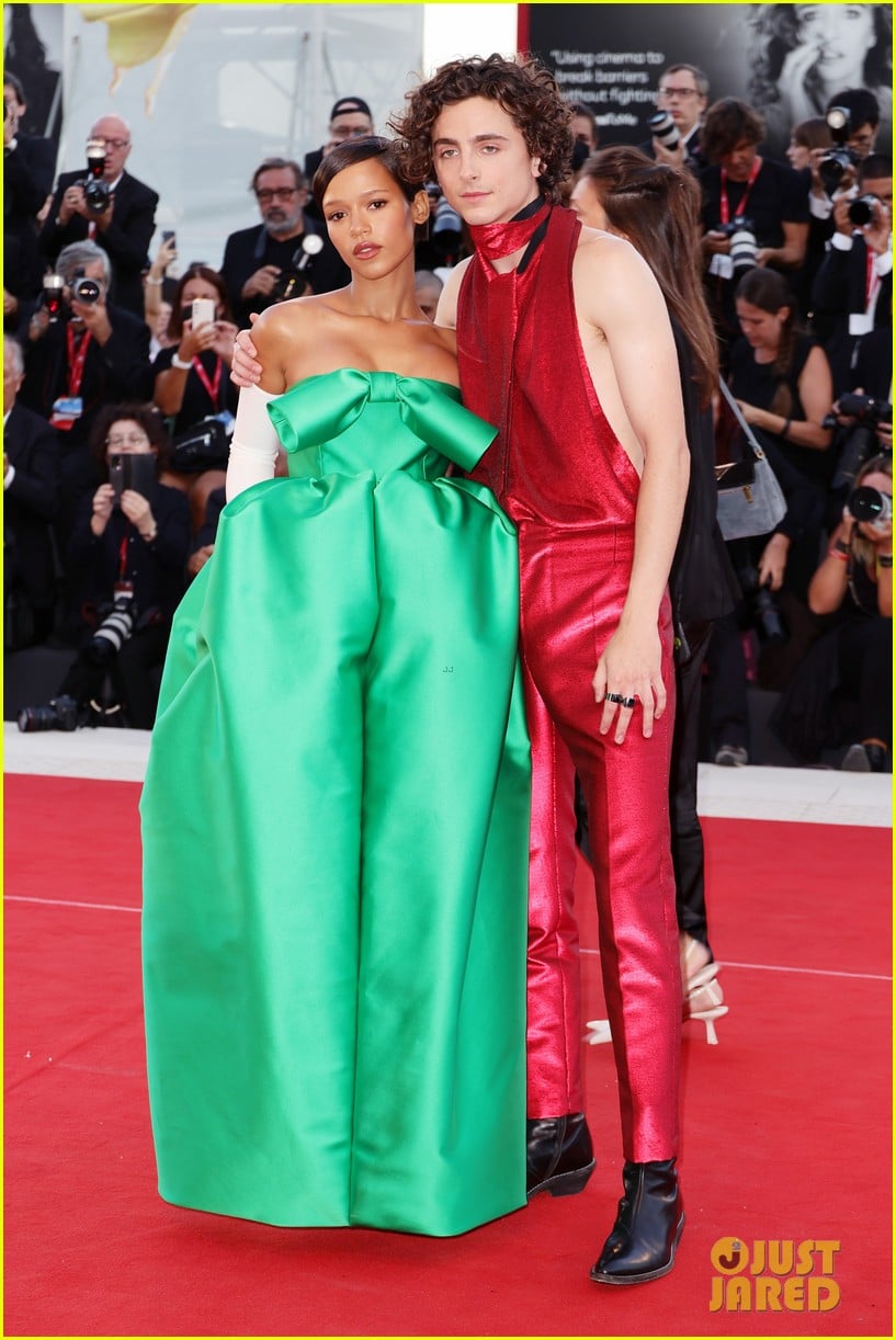 Timothee Chalamet Wears Backless Red Outfit to Venice Premiere of ...