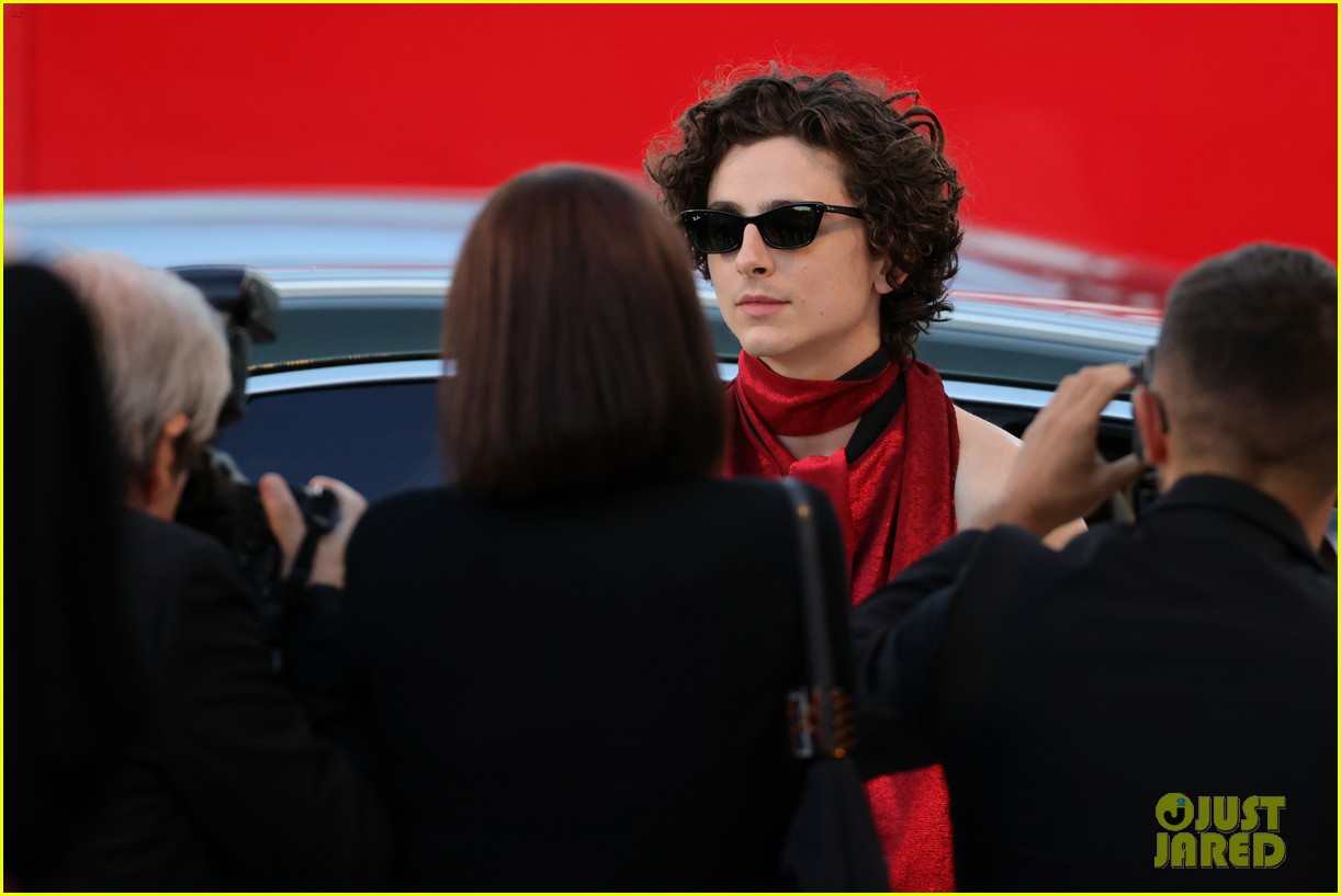 Timothee Chalamet Wears Backless Red Outfit to Venice Premiere of ...