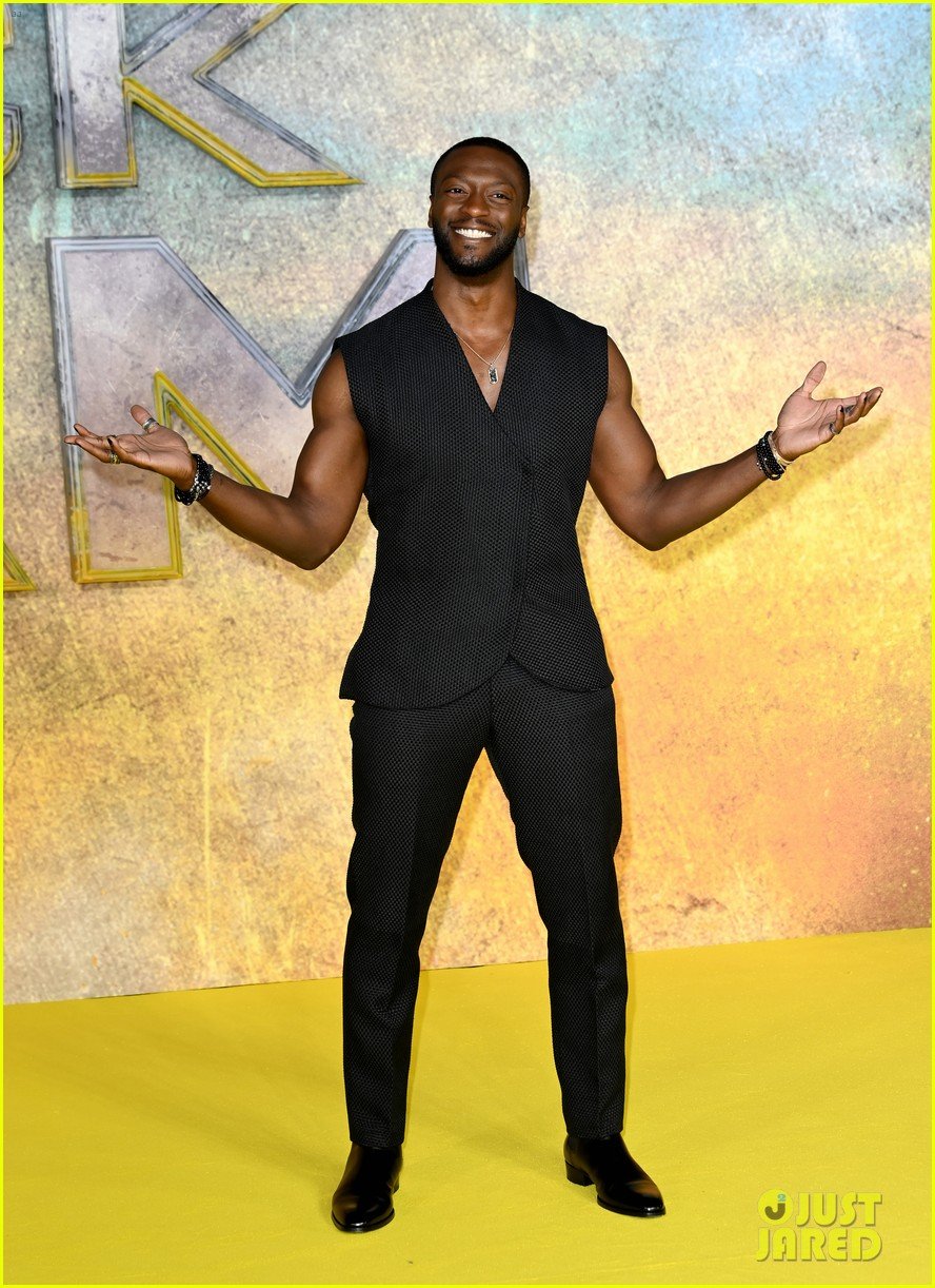 Aldis Hodge Bares His Biceps; Photobombs Pierce Brosnan at 'Black Adam ...