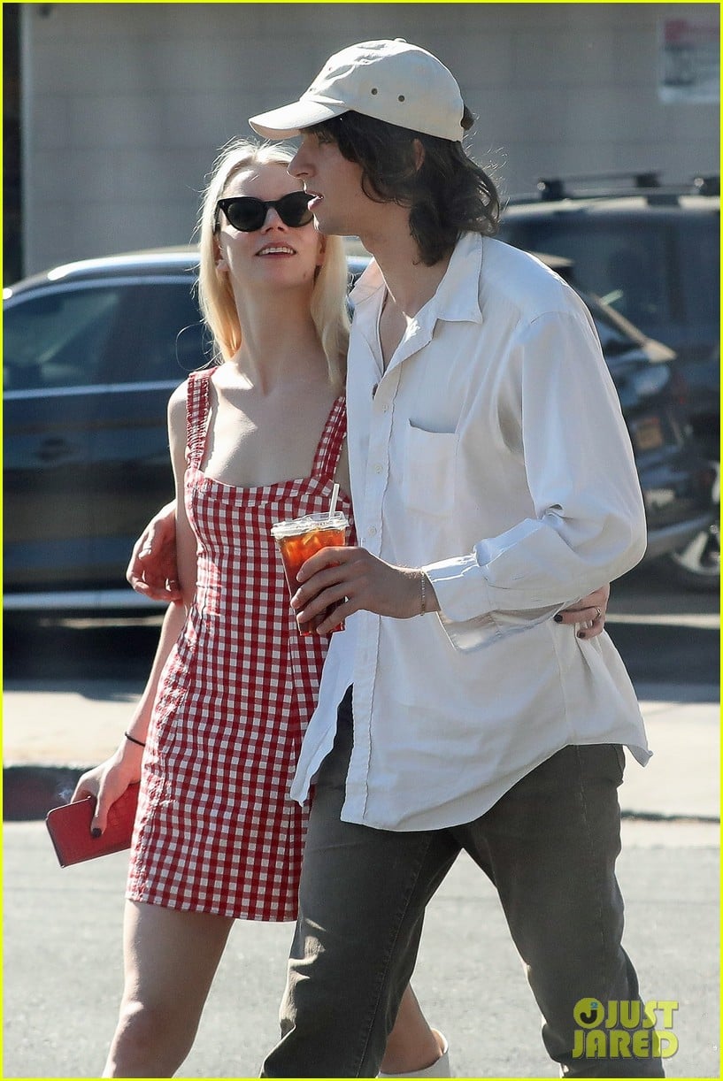 Anya Taylor Joy & Malcolm McRae Keep Close in Rare Outing: Photo ...