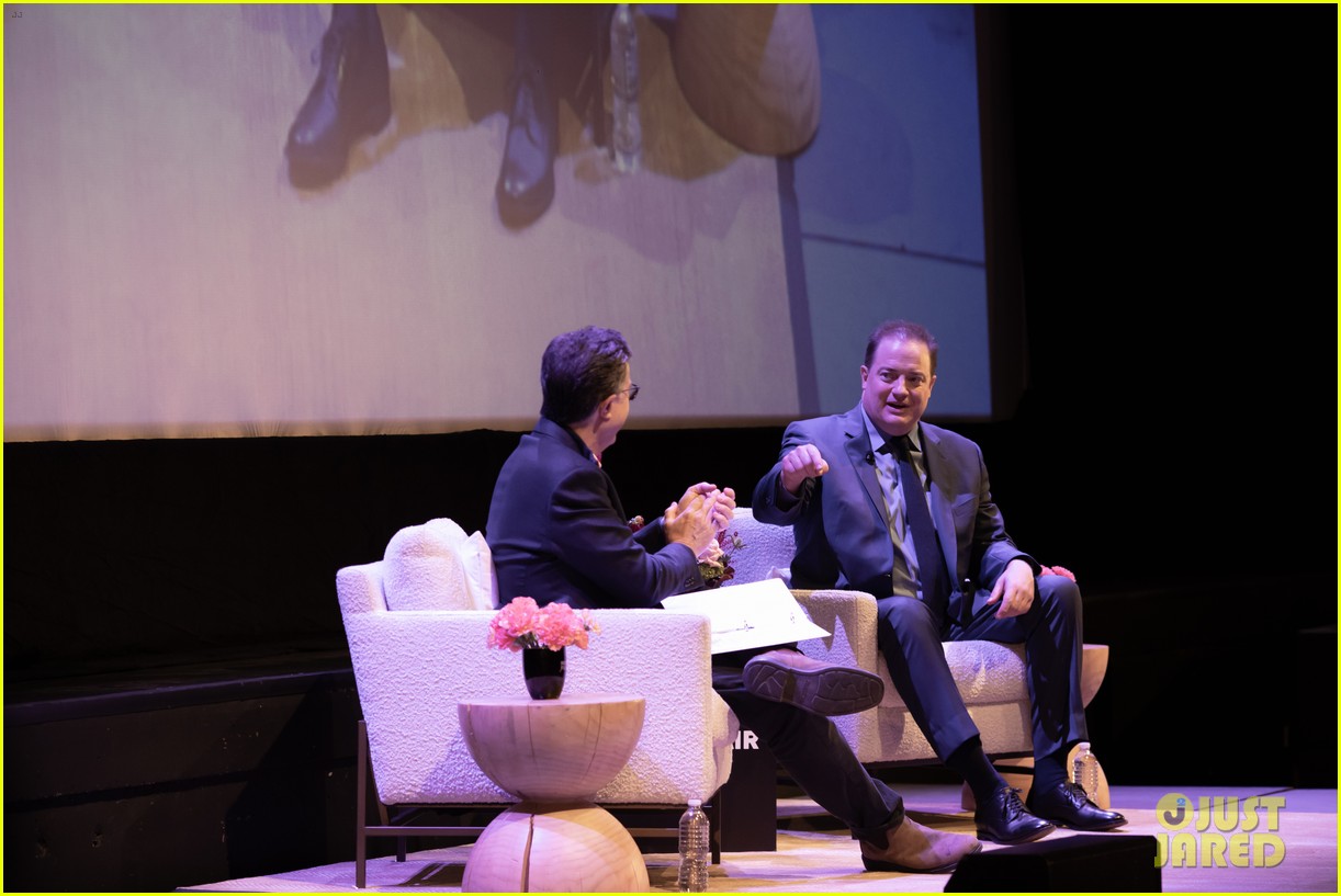 Brendan Fraser & Girlfriend Jeanne Moore Wear Matching Looks to ...