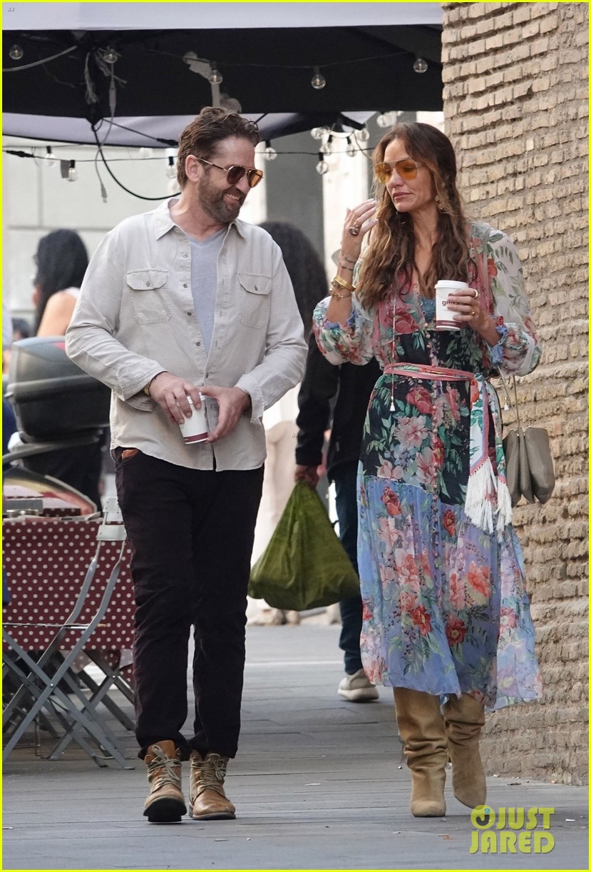 Gerard Butler & Girlfriend Morgan Brown Seen At Mass Service During ...