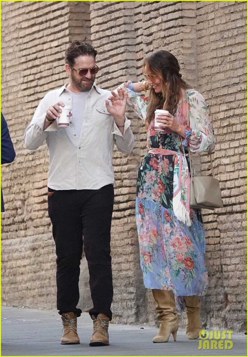 Gerard Butler & Girlfriend Morgan Brown Seen At Mass Service During ...