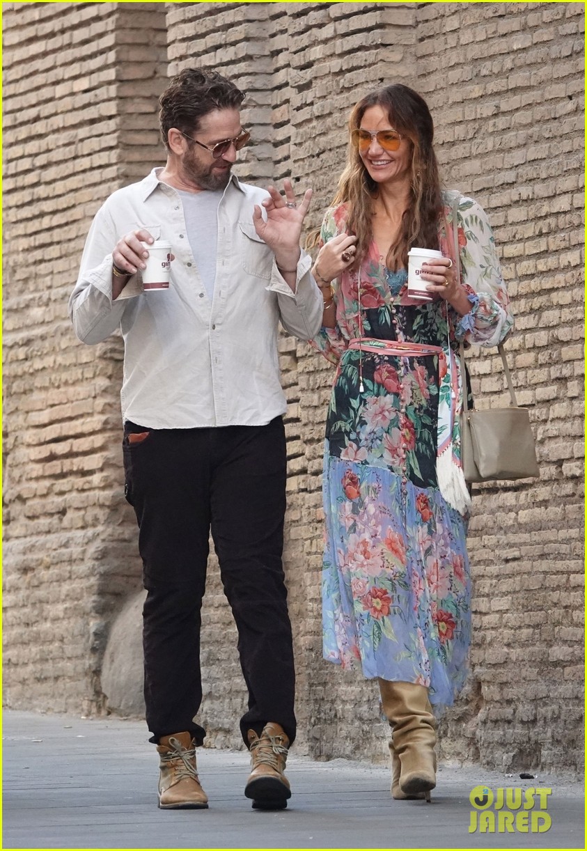 Gerard Butler & Girlfriend Morgan Brown Seen At Mass Service During ...