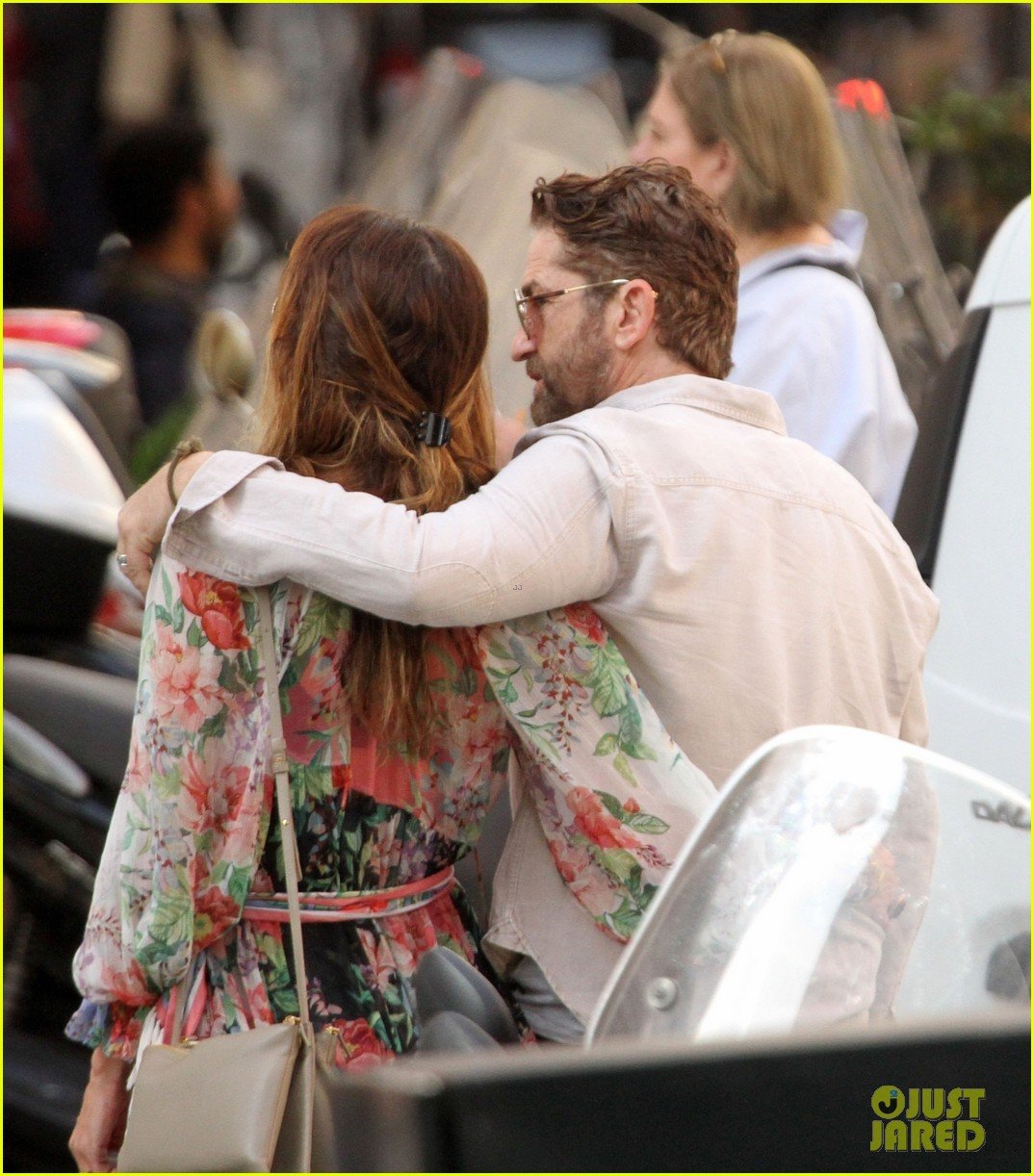 Gerard Butler & Girlfriend Morgan Brown Seen At Mass Service During ...