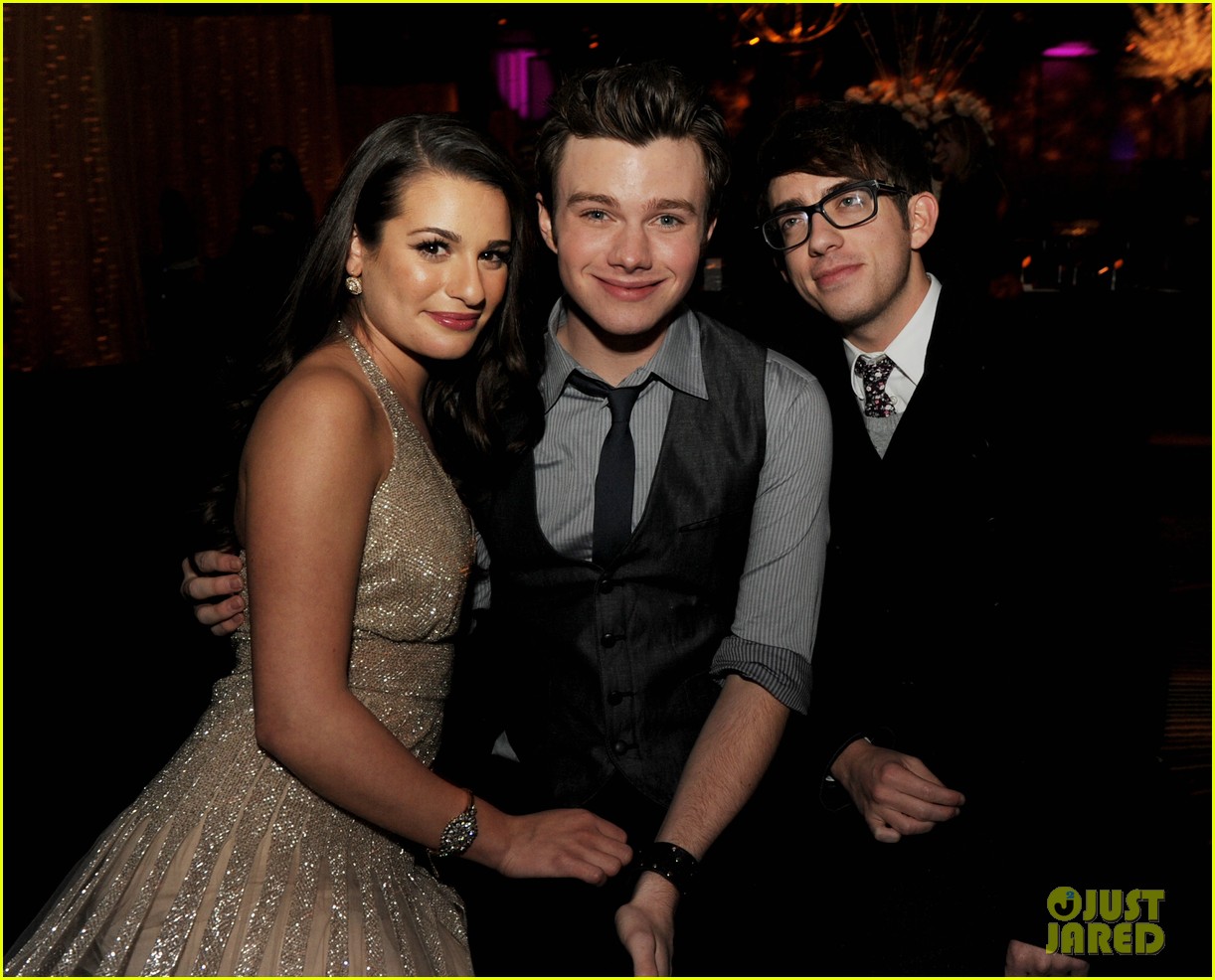 Glee's Chris Colfer Shades Lea Michele When Asked If He'll See 'Funny Girl': Photo 4837010 ...