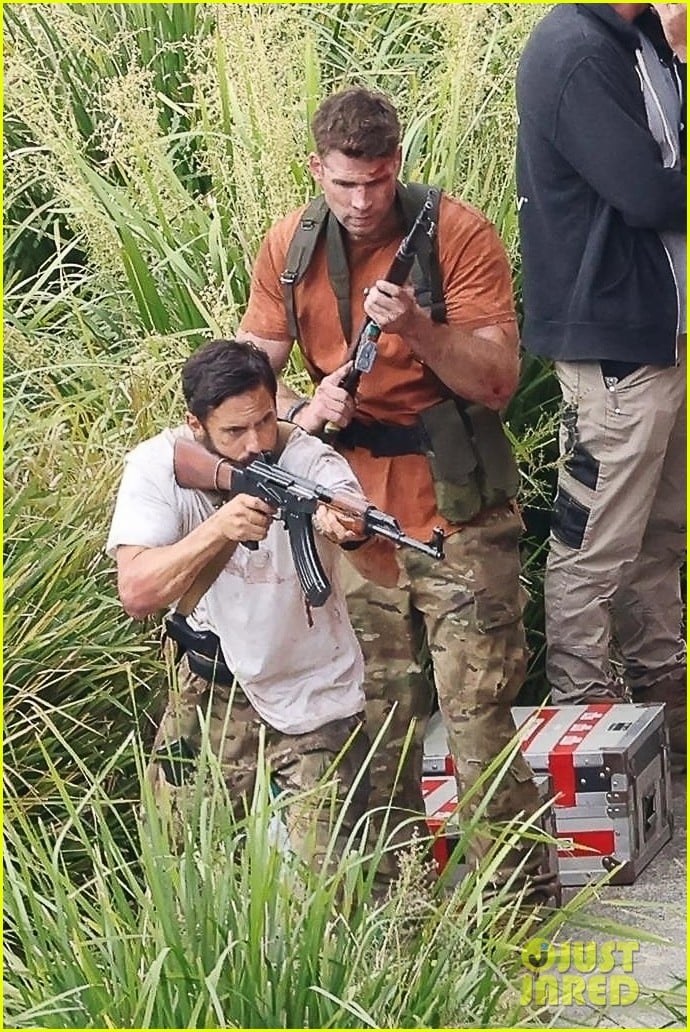 Liam Hemsworth & Milo Ventimiglia Spotted Filming Action-Packed Scenes ...