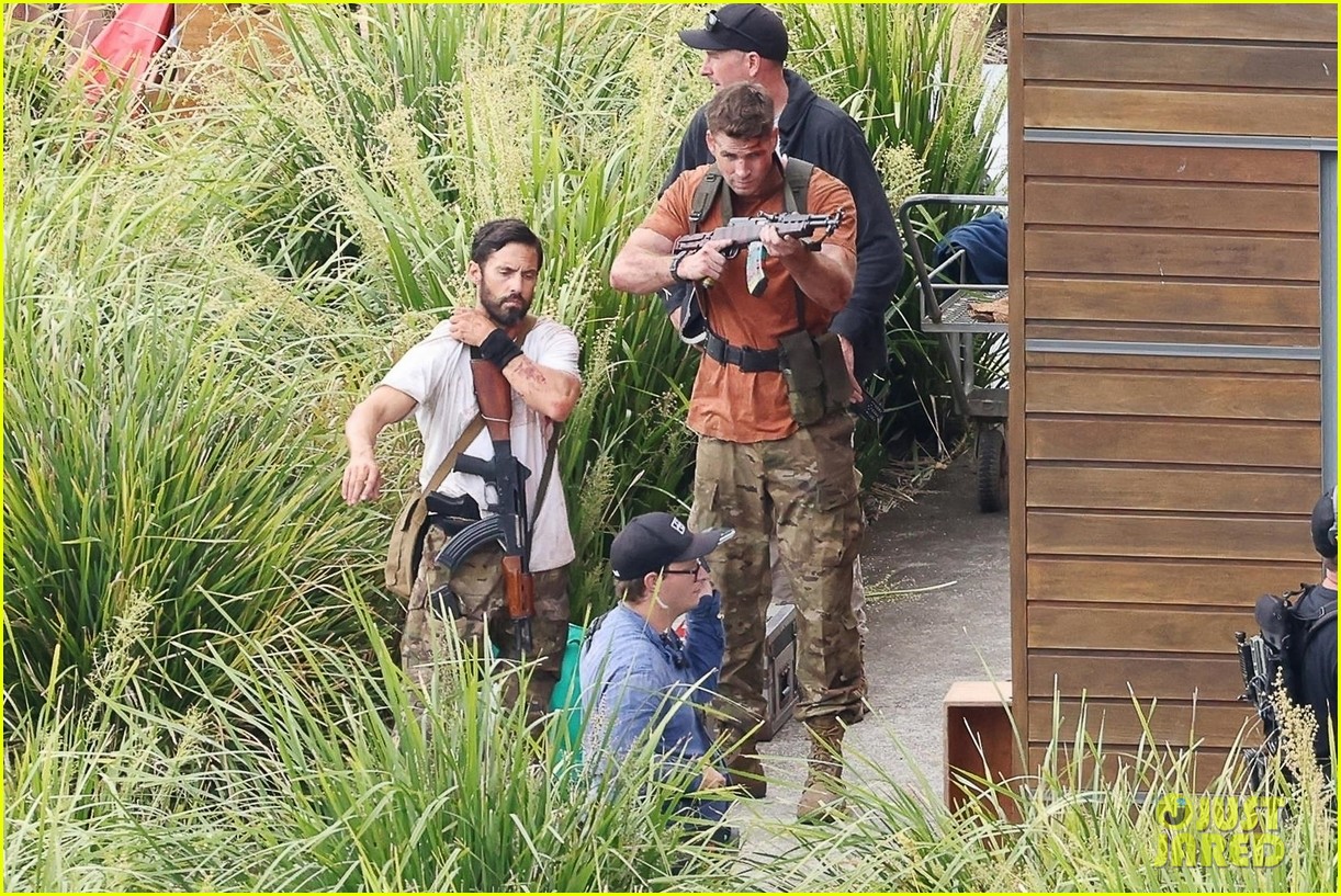 Liam Hemsworth & Milo Ventimiglia Spotted Filming Action-Packed Scenes ...