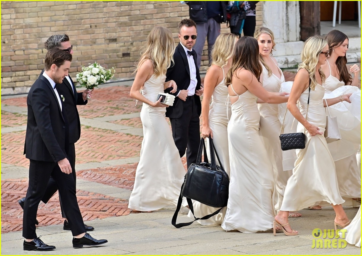 Julianne Hough, Aaron Paul, & Sophia Bush Attend a Friend's Wedding in ...