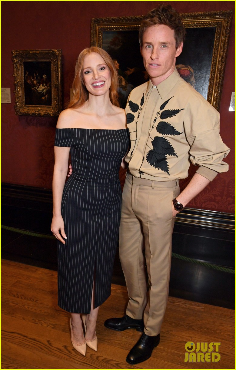 Jessica Chastain Joins 'The Good Nurse' Co-Star Eddie Redmayne at ...