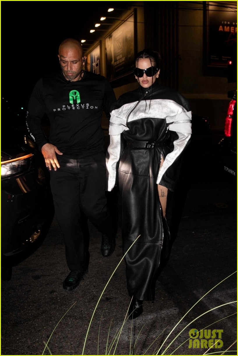 Rosalia & Boyfriend Rauw Alejandro Hold Hands on Date Night in L.A ...