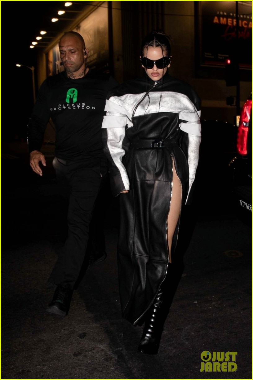 Rosalia & Boyfriend Rauw Alejandro Hold Hands on Date Night in L.A ...