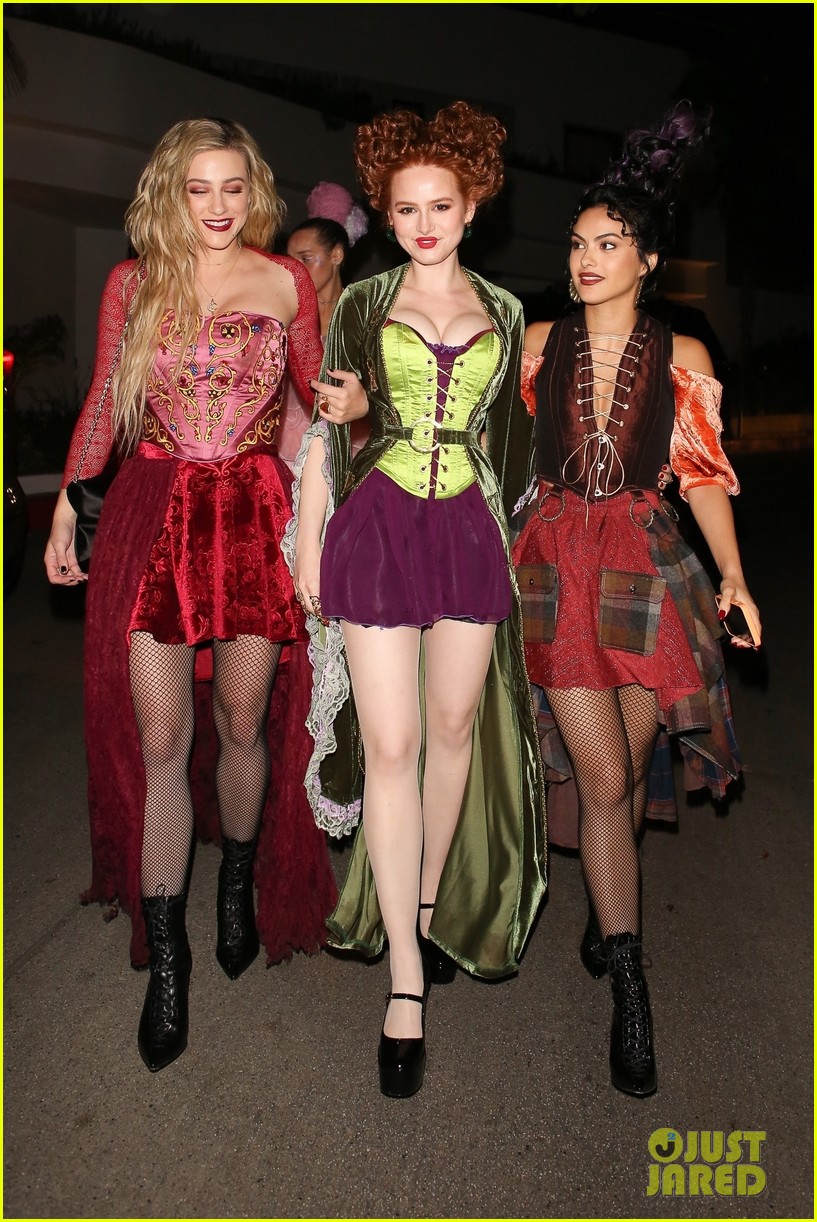 Lili Reinhart, Madelaine Petsch & Camila Mendes Dress Up As Sanderson ...