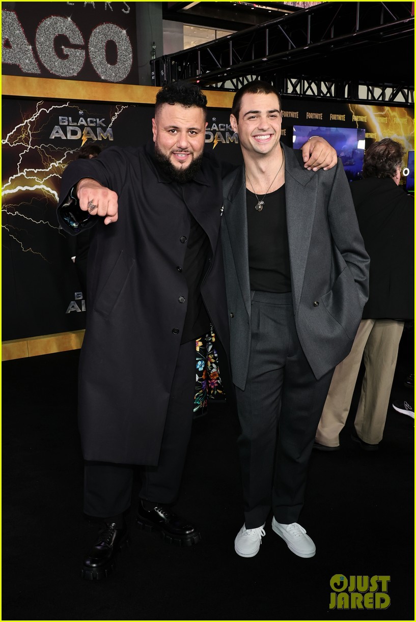 Dwayne Johnson Rocks Bright Red Suit to 'Black Adam' Premiere in NYC ...
