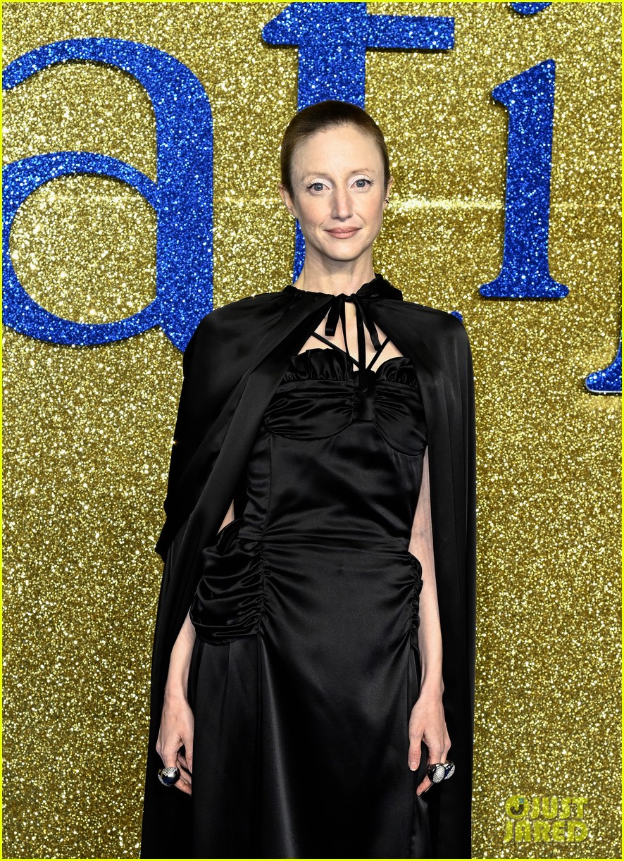 Andrea Riseborough Debuts Shaved Head at 'Matilda' Premiere, Keeps Cast ...