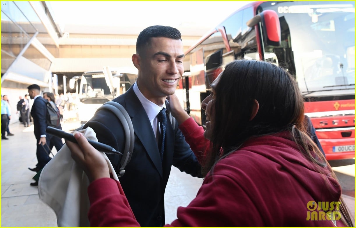 Cristiano Ronaldo Suits Up Ahead of Flight to Qatar to Attend FIFA ...